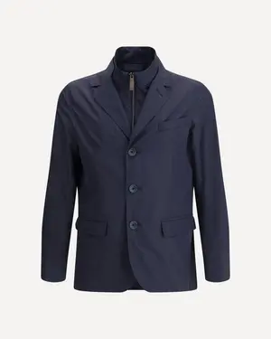 Herno Long-sleeved Casual Jacket - Black