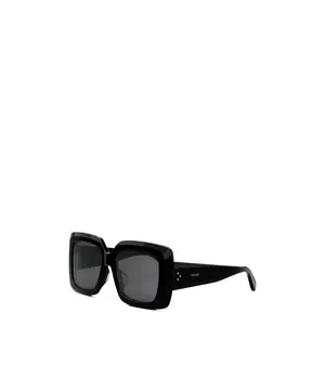 Celine Rectangular D-frame Sunglasses - Black