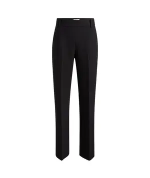 Khaite Cambie Wool Casual Pants - Black