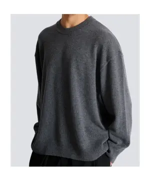 Balmain Logo Patch Crewneck Knit Sweater