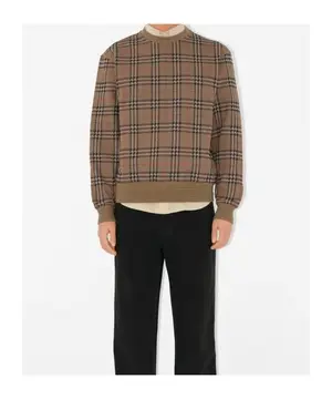 Burberry Vintage Checked Crewneck Jumper