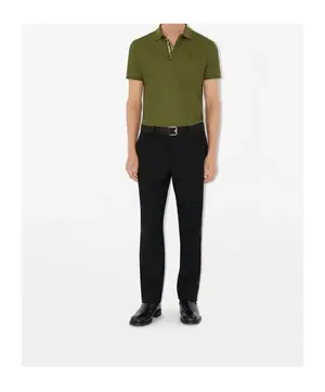 Burberry Logo Embroidered Short-sleeved Polo Shirt