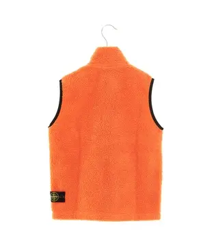 Stone Island Fleece-texture Zipped-up Gilet