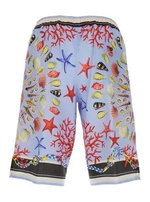 Dolce & Gabbana Graphic Print Shorts - Blue