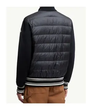 Moncler Logo Patch Bomber Jacket
