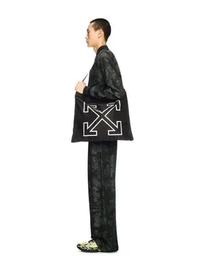Off-White Heritage Tote Bag With Logo