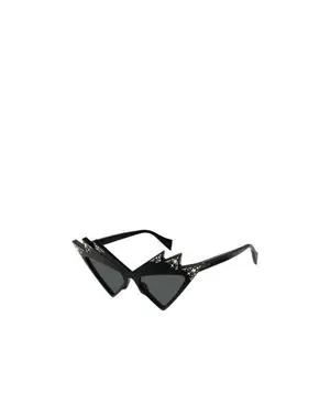 Gucci Embellished Triangle Frame Sunglasses
