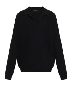 Balmain Long Sleeve Polos For Men