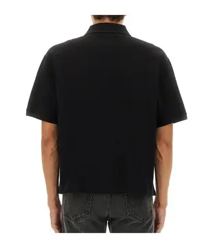 Alexander McQueen Graphic Printed Short Sleeved Polo Shirt