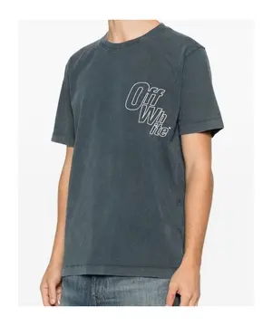 Off-White Outline-arrow Logo-print T-shirt