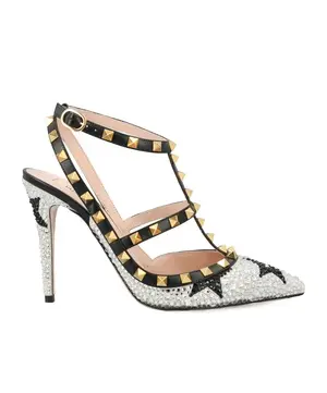 Valentino Garavani Rockstud Embellished Pointed Toe Pumps