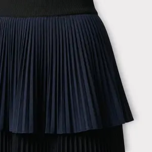 Alaïa Tiered Pleated Skirt