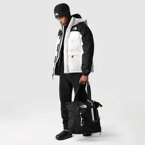 The North Face Logo Embroidered Zipped Puffer Jacket - White