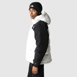 The North Face Logo Embroidered Zipped Puffer Jacket - White