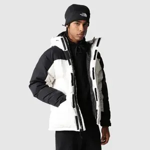 The North Face Logo Embroidered Zipped Puffer Jacket - White