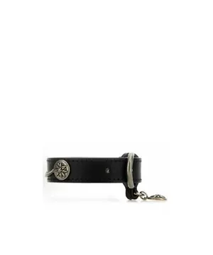 Prada Adjustable Leather Ring Bracelet