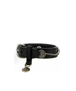 Prada Adjustable Leather Ring Bracelet