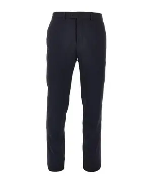 Emporio Armani Tailored Trousers With Belt Loops - Black