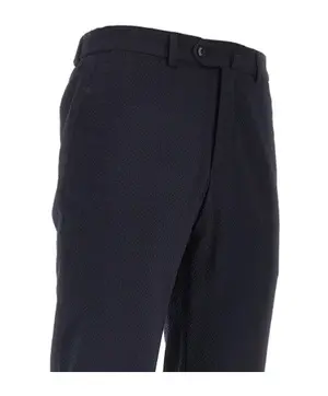 Emporio Armani Tailored Trousers With Belt Loops - Black
