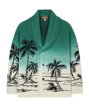 Alanui Wave Bloom Cardigan