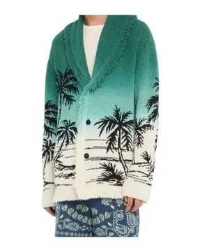 Alanui Wave Bloom Cardigan