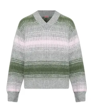 Kenzo Striped V-neck Jumper