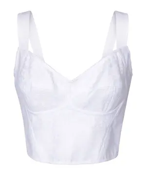 Dolce & Gabbana Motif Jacquard Sleeveless Top
