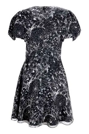 Saint Laurent Jacquard Mini Dress
