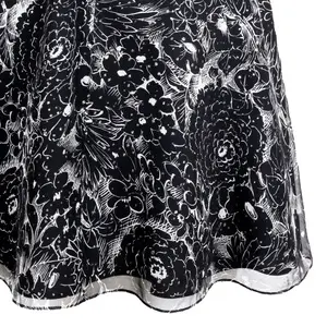 Saint Laurent Jacquard Mini Dress