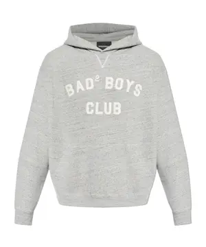 Dsquared2 Long Sleeve Logo Embroidered Hoodie - Grey