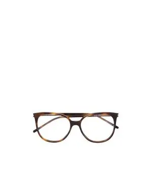 Saint Laurent Round Frame Eyeglasses - Black