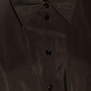 LEMAIRE Straight Collar Twisted Dress - Dark Espresso