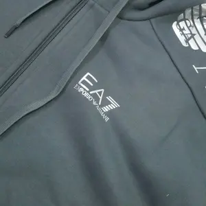 EA7 Hooded Zip-up Sweater