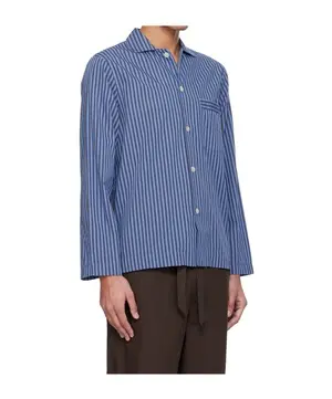 TEKLA Striped Pajama Shirt