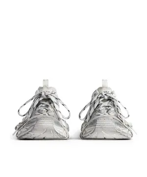 Balenciaga 3xl Summer Mesh Sneakers - White/silver