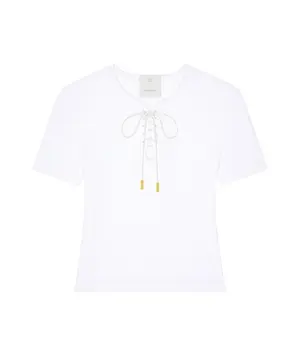 Givenchy Lace Up T-shirts For Women