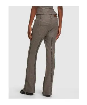 Andersson Bell Zipper Flare Casual Pants