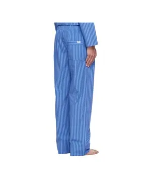 TEKLA Striped Drawstring Pajama Pants