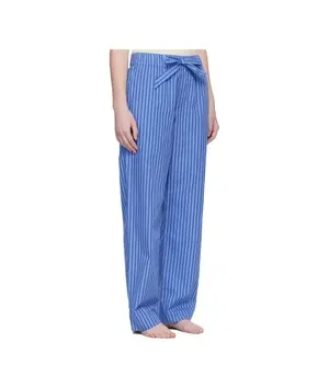 TEKLA Striped Drawstring Pajama Pants