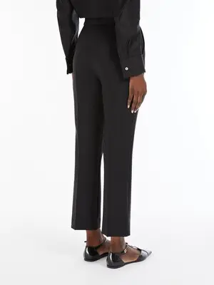 Max Mara Pleated Cropped Trousers