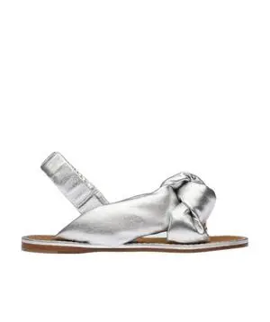Miu Miu Metallic Bow Sandals
