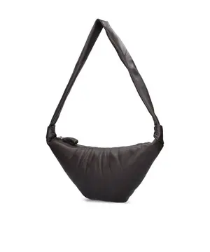 LEMAIRE Croissant Medium Zipper Bag - Black