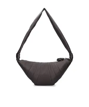 LEMAIRE Croissant Medium Zipper Bag - Black