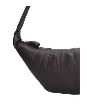 LEMAIRE Croissant Medium Zipper Bag - Black