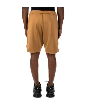 Heron Preston Logo Patch Deck Shorts - Brown