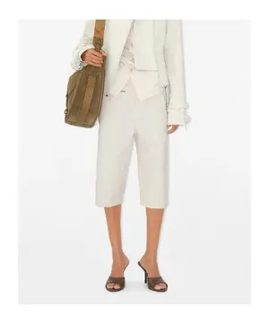 Burberry Zip-detailed Cropped Trousers