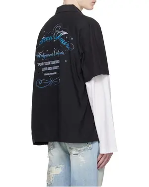 Amiri Logo Camp Shirt