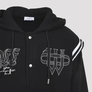 Off-White Logo Patch Hooded Jacket