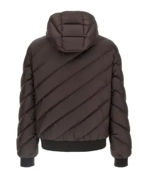 Fendi Quilted Hooded Reversible Down Jacket - Beige