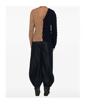 Moschino Cable Knit Cardigan - Black
